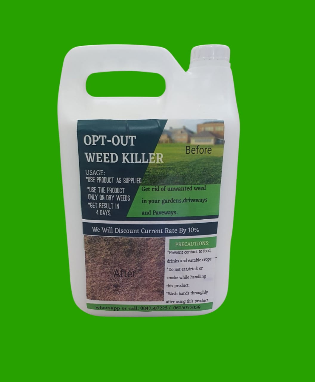 OPT-OUT WEED KILLER 5L – OPT-OUT WEEDS CLEAR